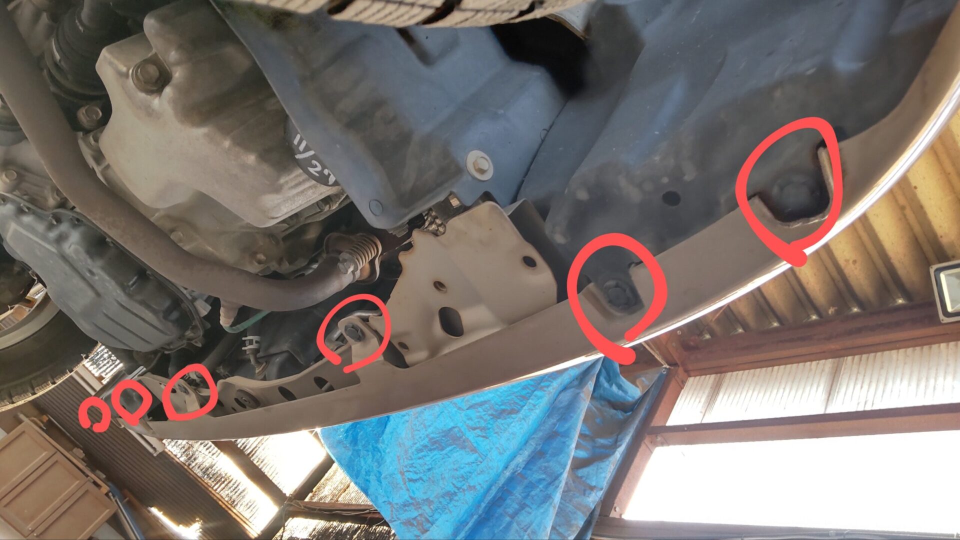 エラーコードP0420 触媒劣化/O2センサー交換/EXマニ交換/エンジンチェックランプ点灯